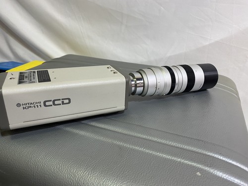 Hitachi KP-111U solid state camera w/ Canon TV Zoom Lens V6 x 18, 10 ...