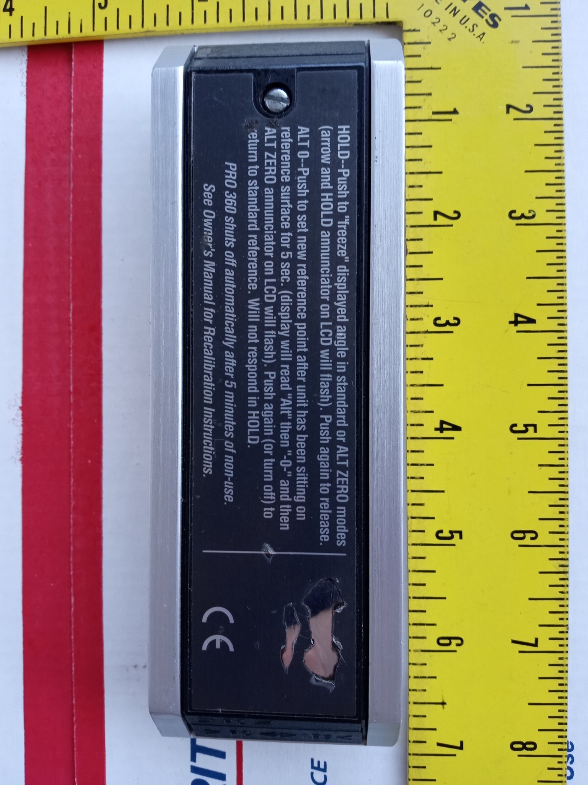 Spi-Tronic Pro 360 Digital Protractor AIRCRAFT PROP FLAP CESSNA KELL ...