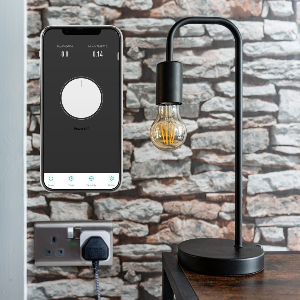 2 Pack Smart Plug Socket App Control Timer Function For Amazon Alexa ...