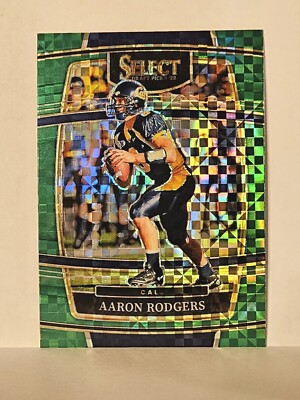 2022 Panini Select Draft Picks Aaron Rodgers Green Squares Prizm | eBay