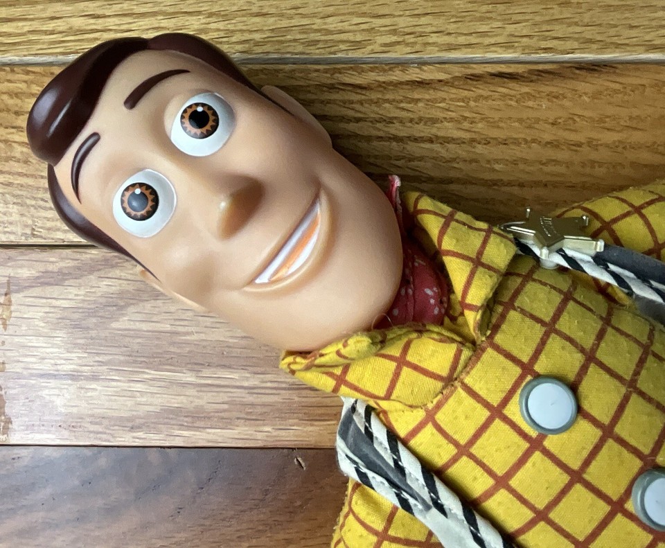 Pull String Woody Doll Disney Pixar Toy Story (Pull String Not Working ...