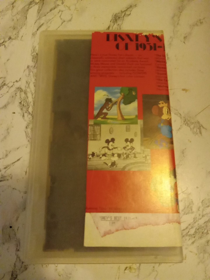 1983 CARTOON CLASSICS #5 DISNEY'S BEST OF 1931-1948 VHS Tape ORIG ...