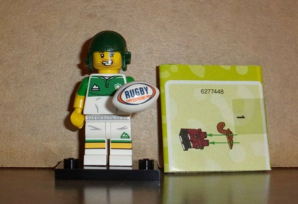 NIP, Lego Minifigures Series 19 - Rugby Player | eBay