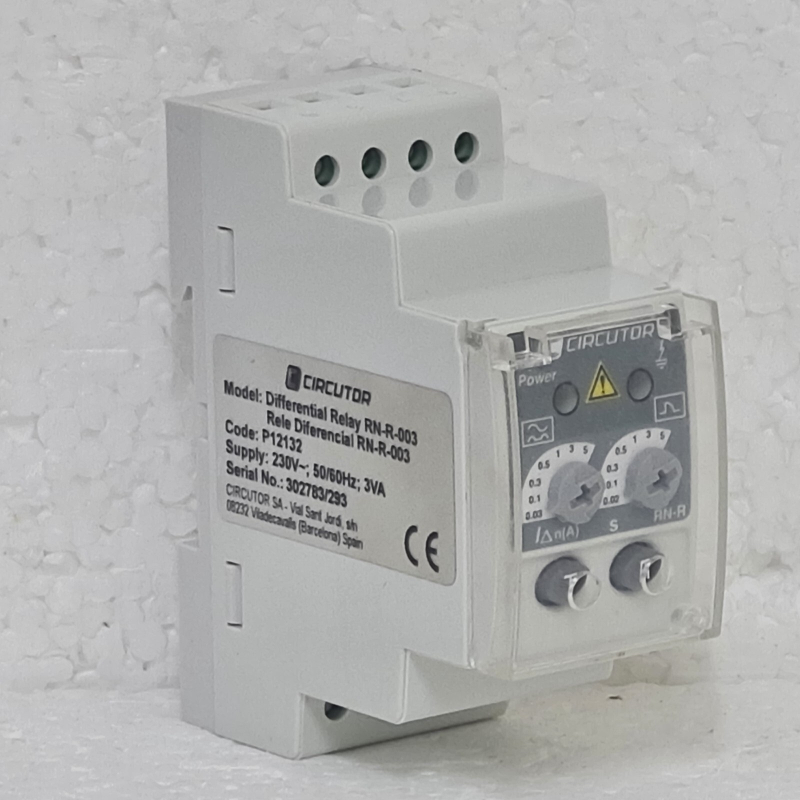 CIRCUTOR Differential Relay RN-R-003 Code: P12132 | eBay