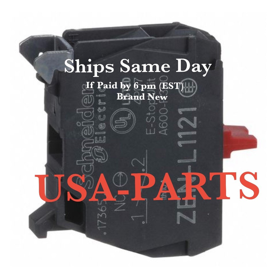 New Schneider Electric Contact Block ZENL-11121 ZENL1121 Same Day ...