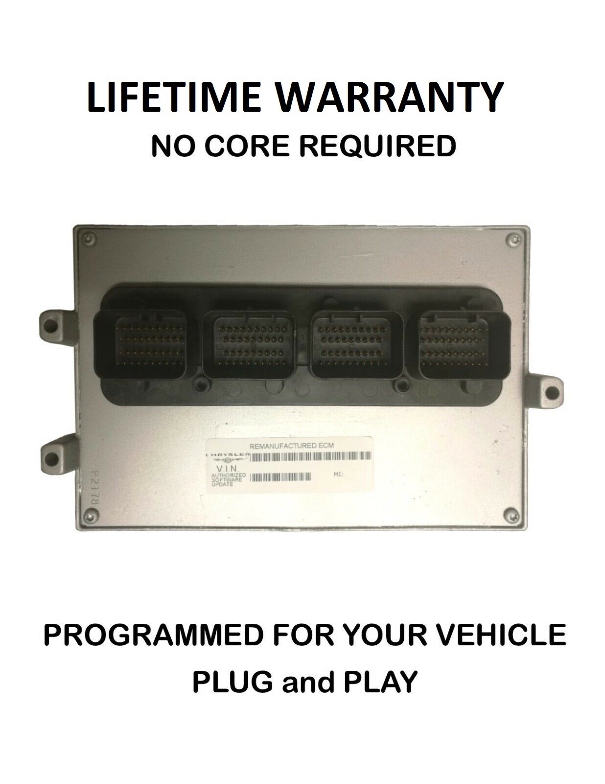 05094726ZE - 2006 JEEP COMMANDER 3.7L AWD FED VIN PROGRAMMED ECM PCM ...