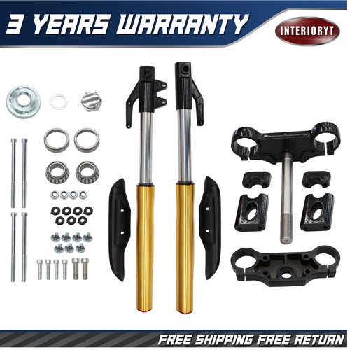 630mm Front Forks 45/48mm Triple Clamp For Dirt Bike Monkey Razor CRF50 ...