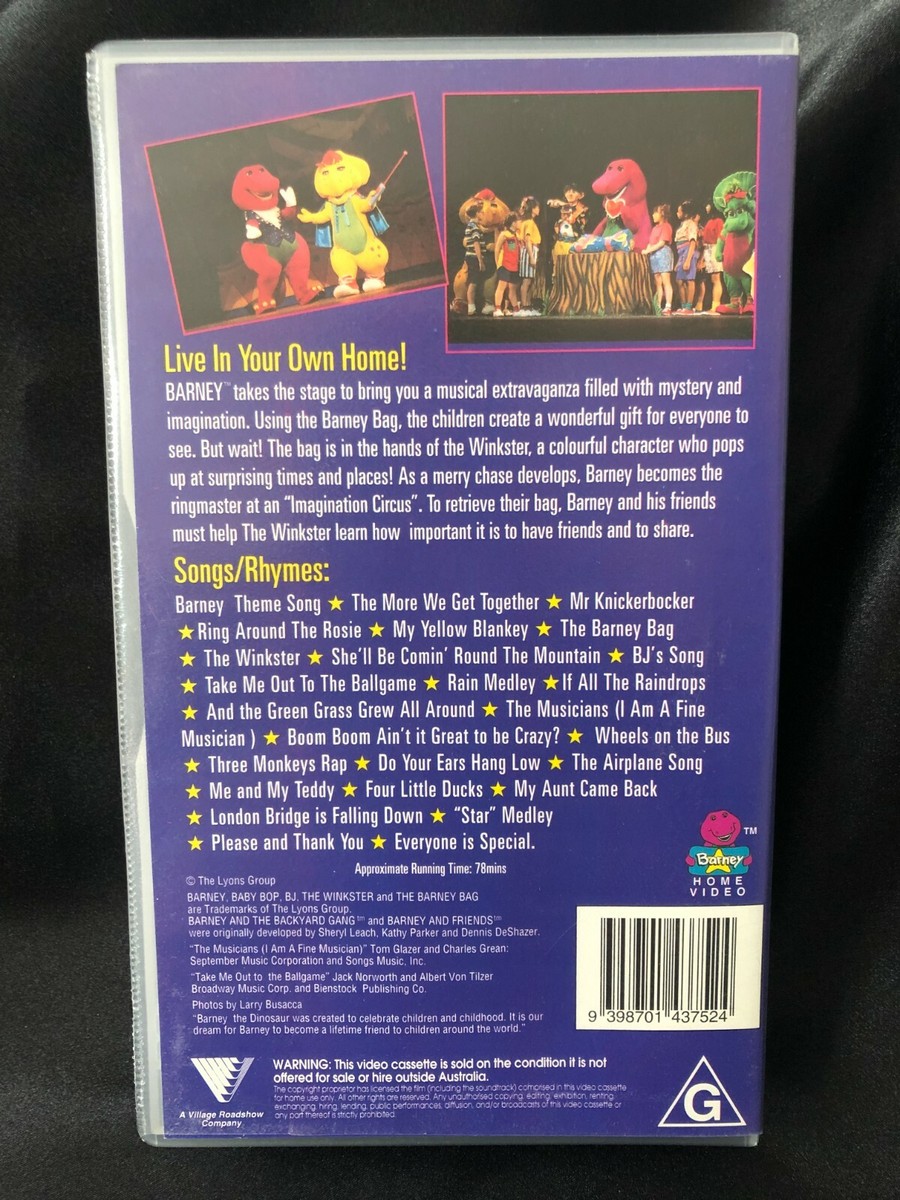 Barney Dal Vivo Vhs