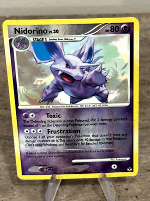 Nidorino - 74/111 - Reverse Holo Pokemon Platinum Rising Rivals MP | eBay