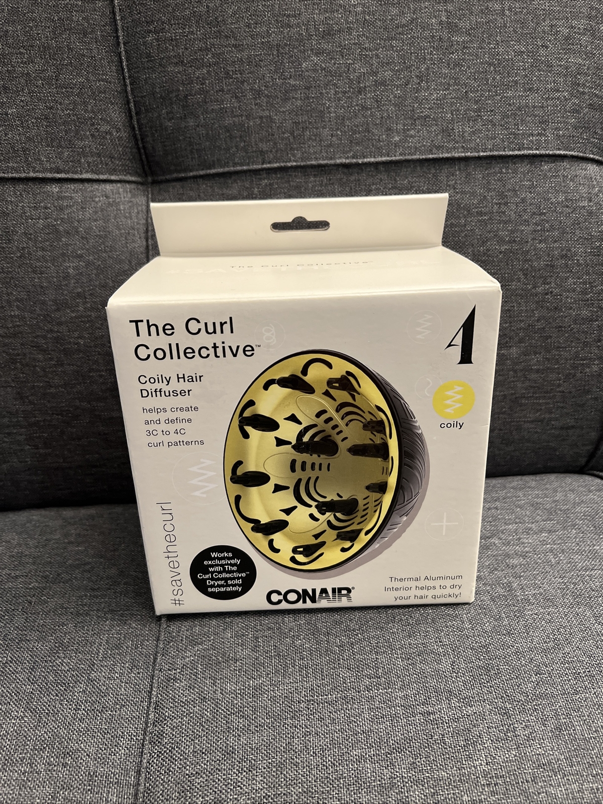 Conair The Curl Collection Coily Hair Diffuser. Number 4. 3C- 4C Curl ...