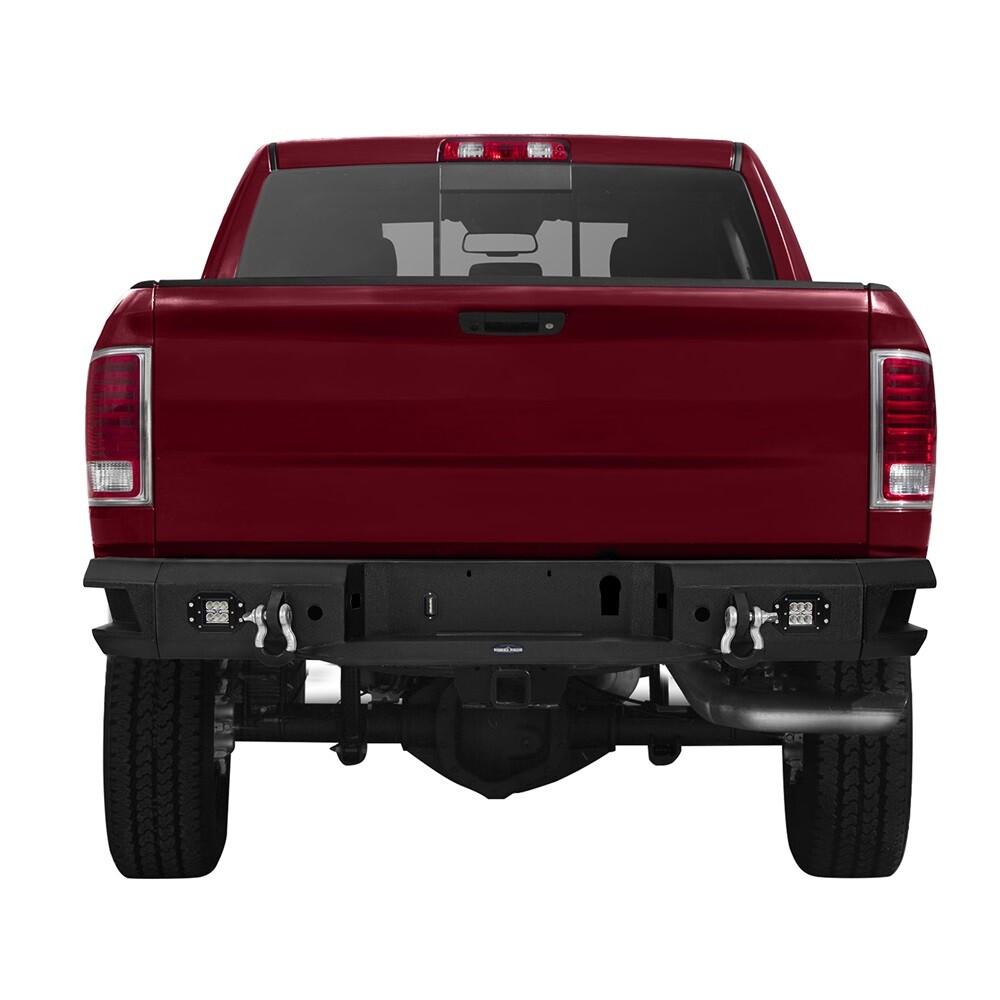 Fit 2010-2018 Dodge Ram 2500 3500 Steel Rear Back Bumper w/ License ...