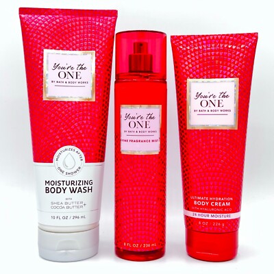 Bath & Body Works You're The One Mist, Body Wash & Body Cream 3-Piece ...