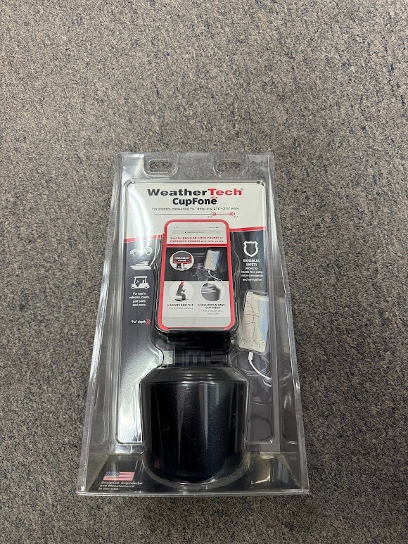 WeatherTech CupFone Adjustable Cup Phone Holder - Black (8ACF2CS ...