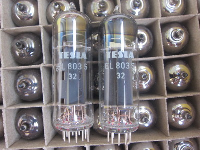 2 x EL803S (6CK6, ~EL83, ~SV83) TESLA (NEW, NOS, old stock - 80-s ...