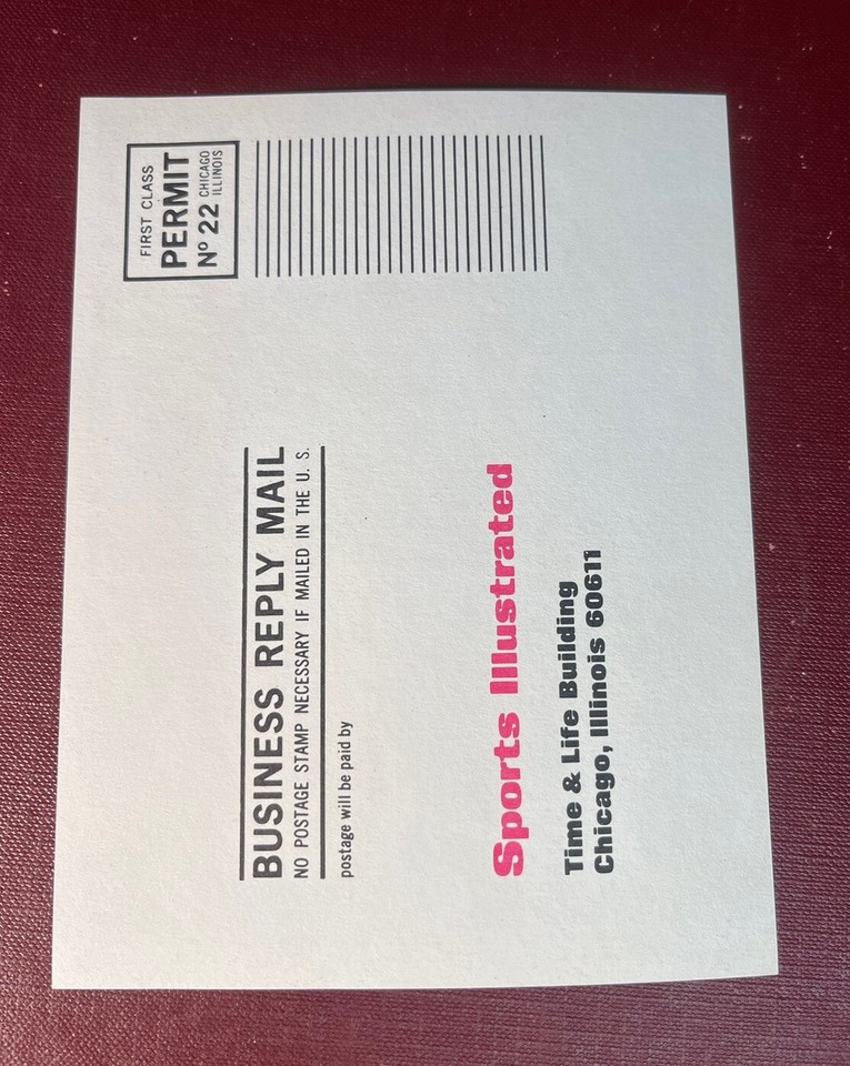 1970’s Sports Illustrated Mail In Subscription Basketball Card | eBay