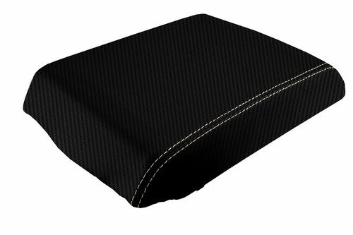 Fits 2005-2007 Hummer H2 Carbon Fiber Console Lid Armrest Cover Beige ...