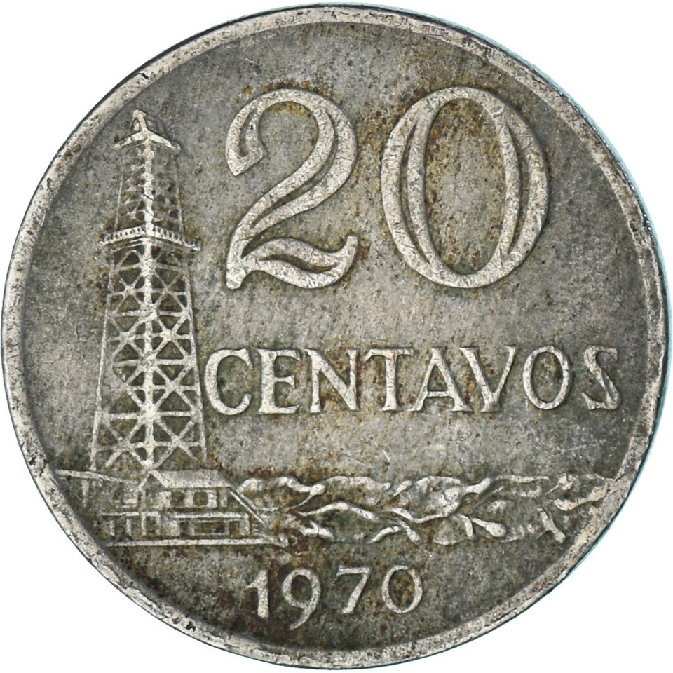 [#1347354] Coin, Brazil, 20 Centavos, 1970 | eBay