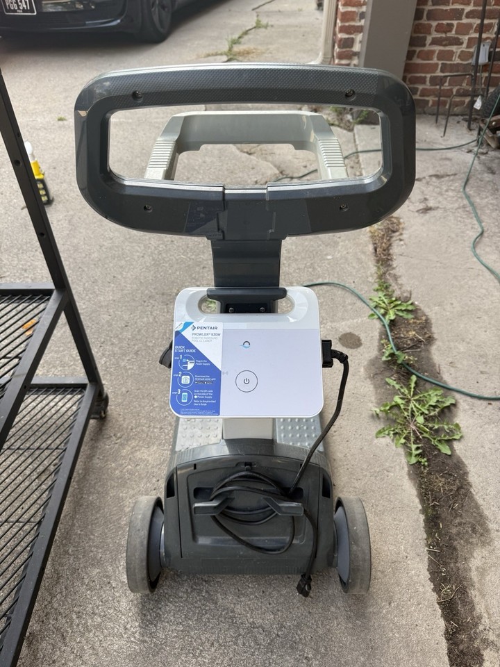 Pentair Prowler 930W Robotic Inground Pool Cleaner with Caddy | 360540 ...