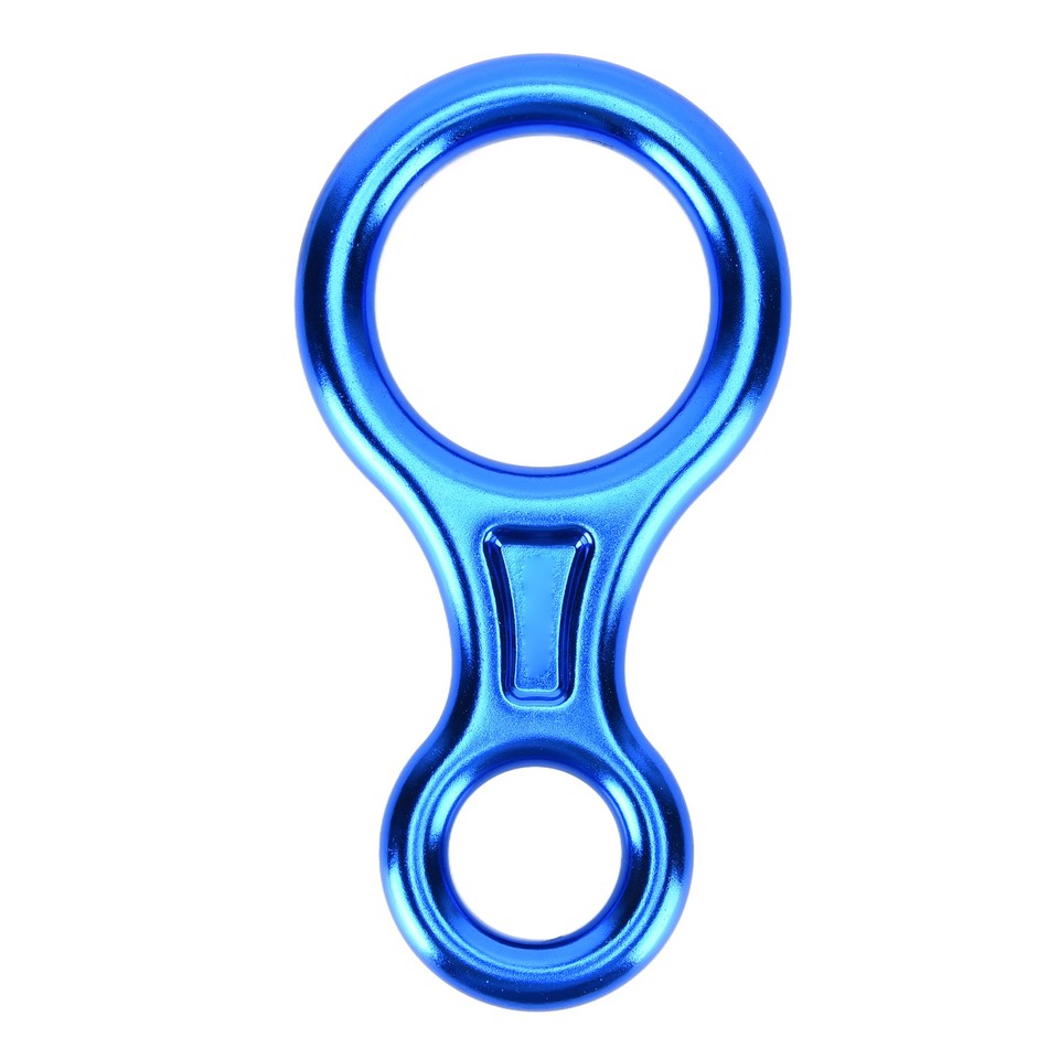 Descender Figure 8 Shape 45KN Descent Abseiling Device Blue For ...