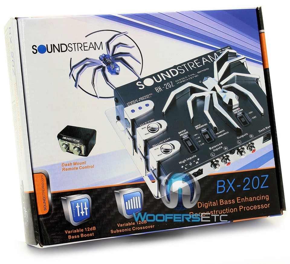 SOUNDSTREAM BX20Z EPICENTER SUB AMPLIFIER EARTHQUAKE BASS ENHANCER ...