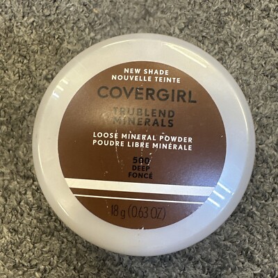 CoverGirl TruBlend Loose Mineral Powder - #500 - Deep Fonce - Full Size ...