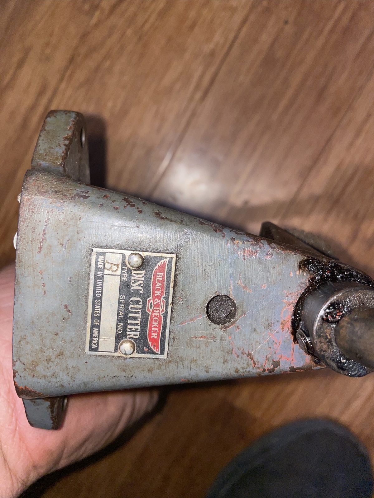 Vintage Metal Shop Disc Cutter Model B Cast Iron Van Dorn Tool Black ...