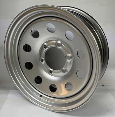16" Inch 6 Lug Silver Mod Trailer Heavy Duty Wheel Rim 16655SM | eBay