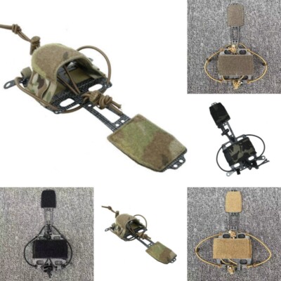 T-type Elastic Fixed Tactical Helmet NVG Battery Storage Pouch Bag for ...