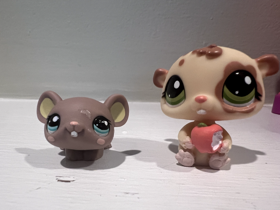 Hasbro Littlest Pet Shop LPS Hamster Playground #1888 Mouse #1889 ...
