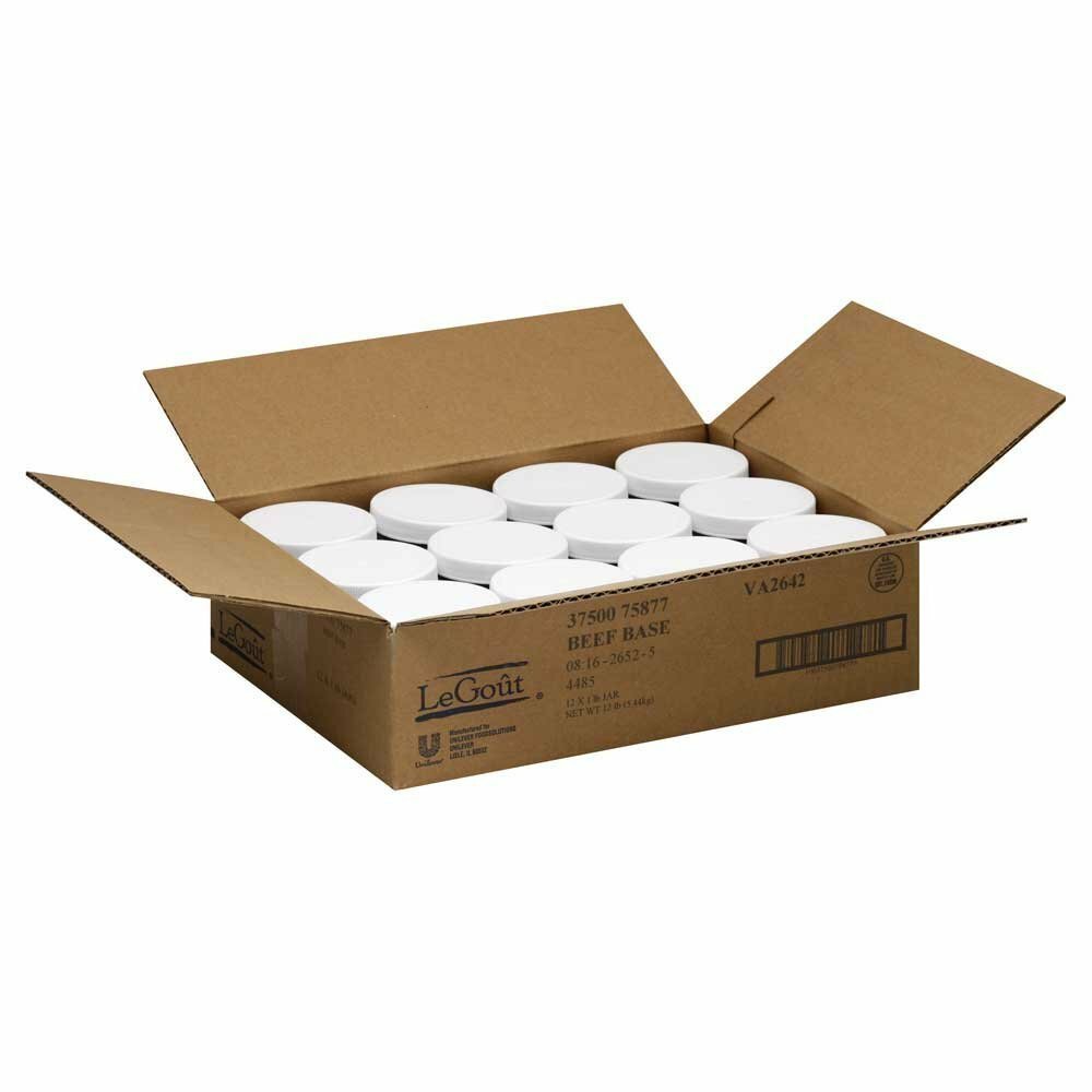 Legout Fc Meat-First Beef Stock Base - No Msg Added (1 lb. Packs, 12 ...