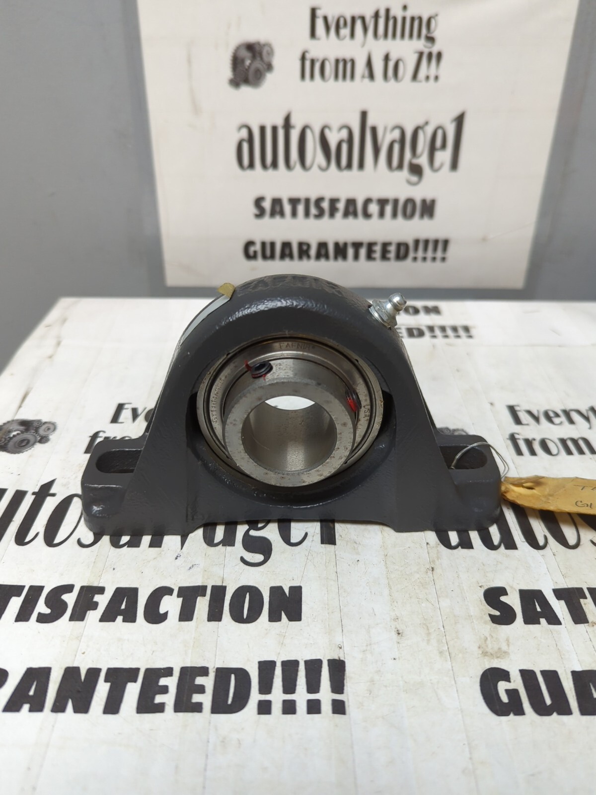 FAFNIR,T40242 G1104KRRB,PILLOW BLOCK BEARING 1-1/4 INCH BORE MISSING ...