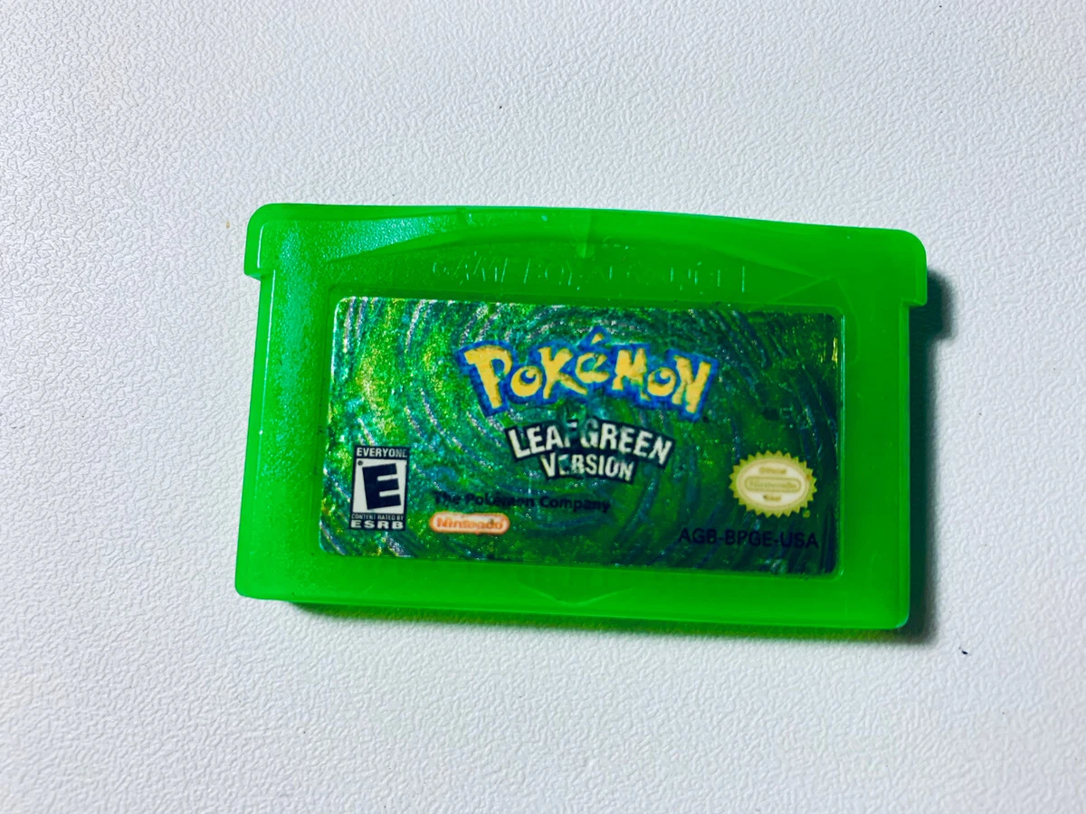 Pokemon Leaf Green Cartridge