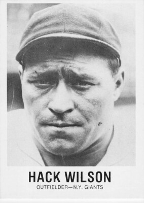 HACK WILSON 1980 TCMA RENATA GALASSO #113 | eBay