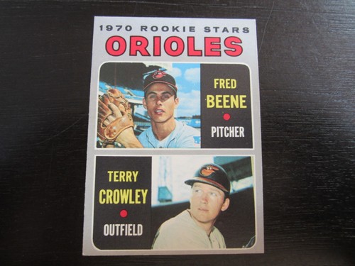 1970 Topps # 121 Baltimore Orioles Rookie Stars Card Fred Beene Terry ...