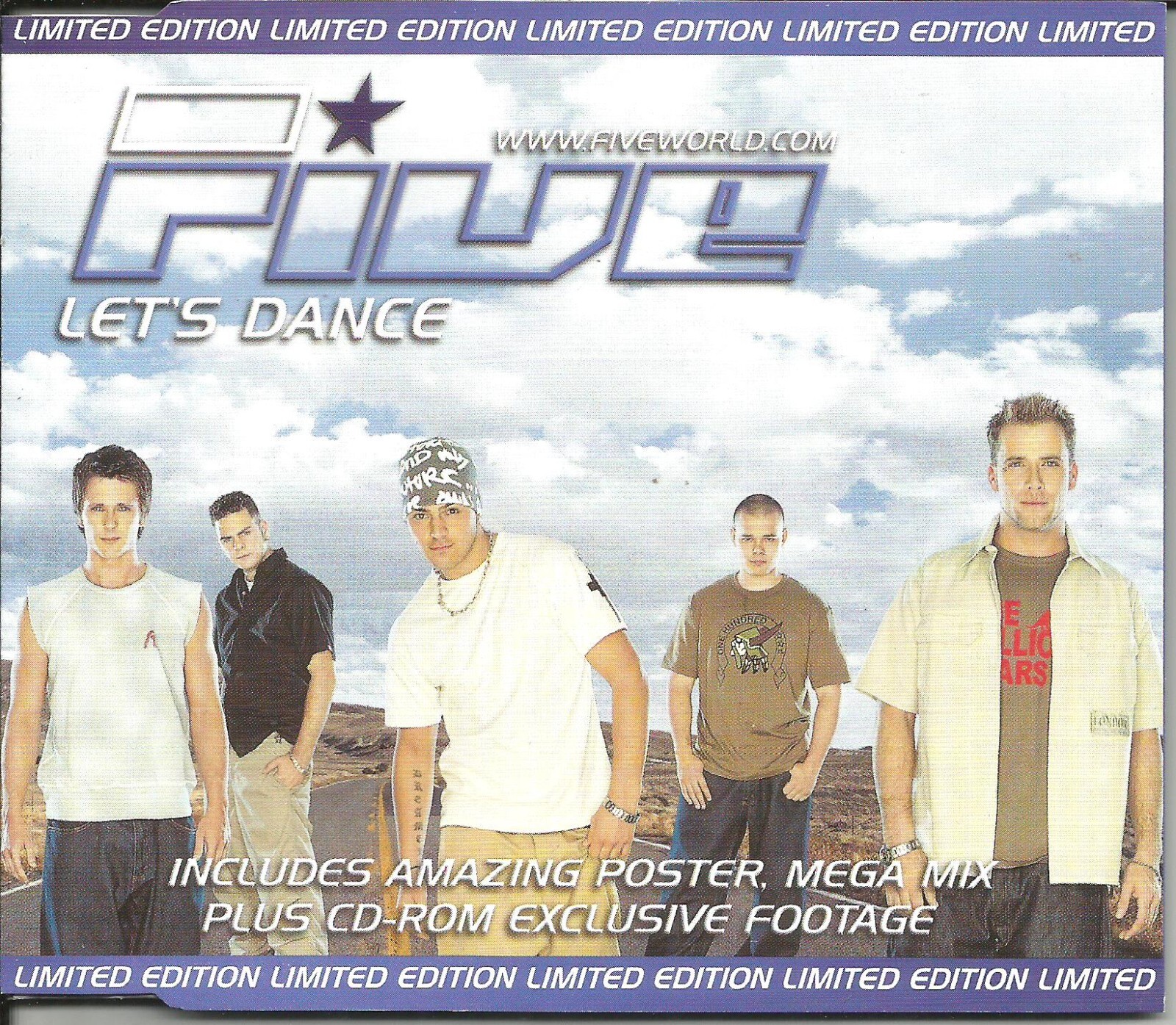 5ive FIVE Let’s Dance MEGA MIX & VIDEO INTERVIEW Europe CD single USA ...