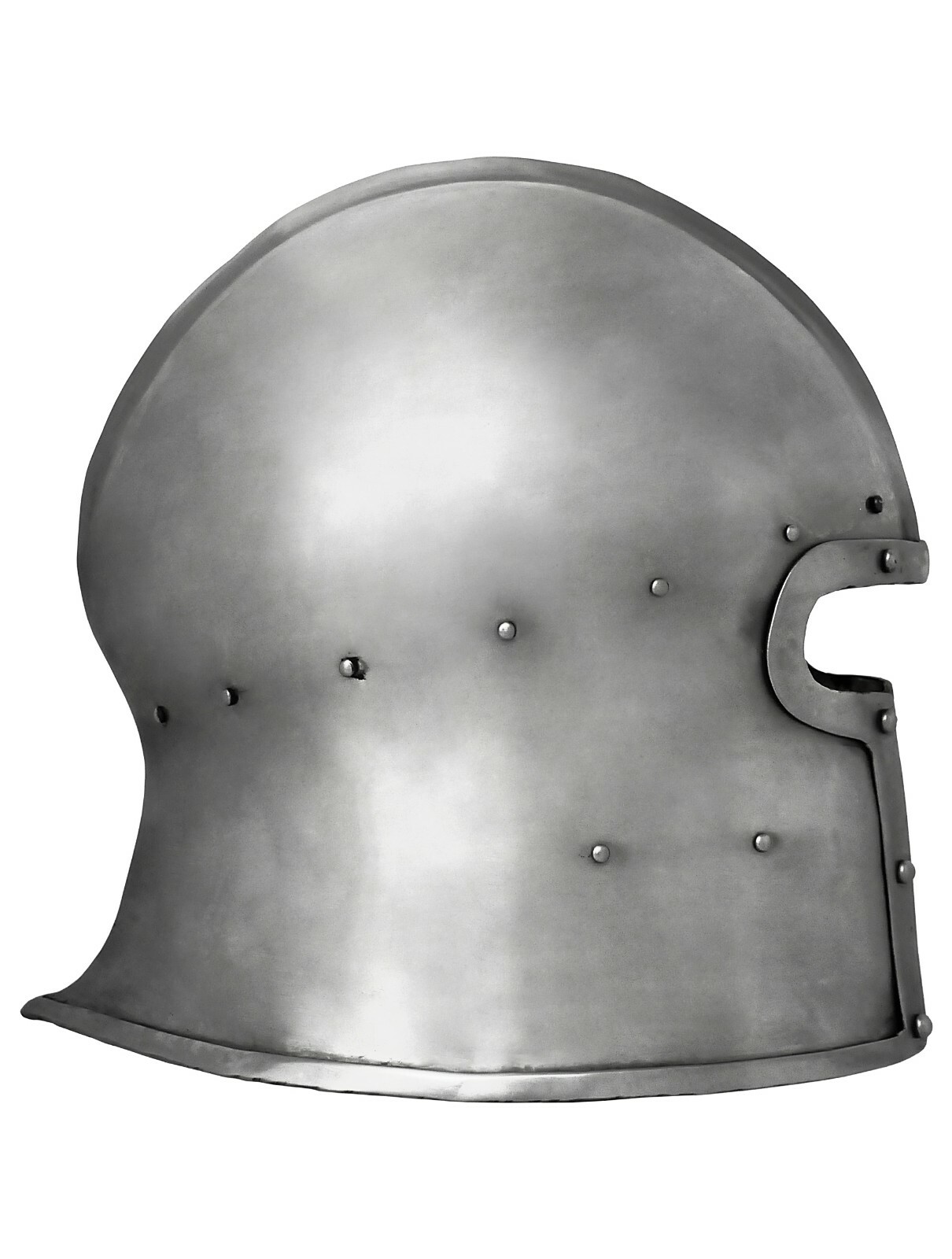 Medieval T-Face Barbute Helmet 14 Gauge Steel 15th C, Battle Ready ...