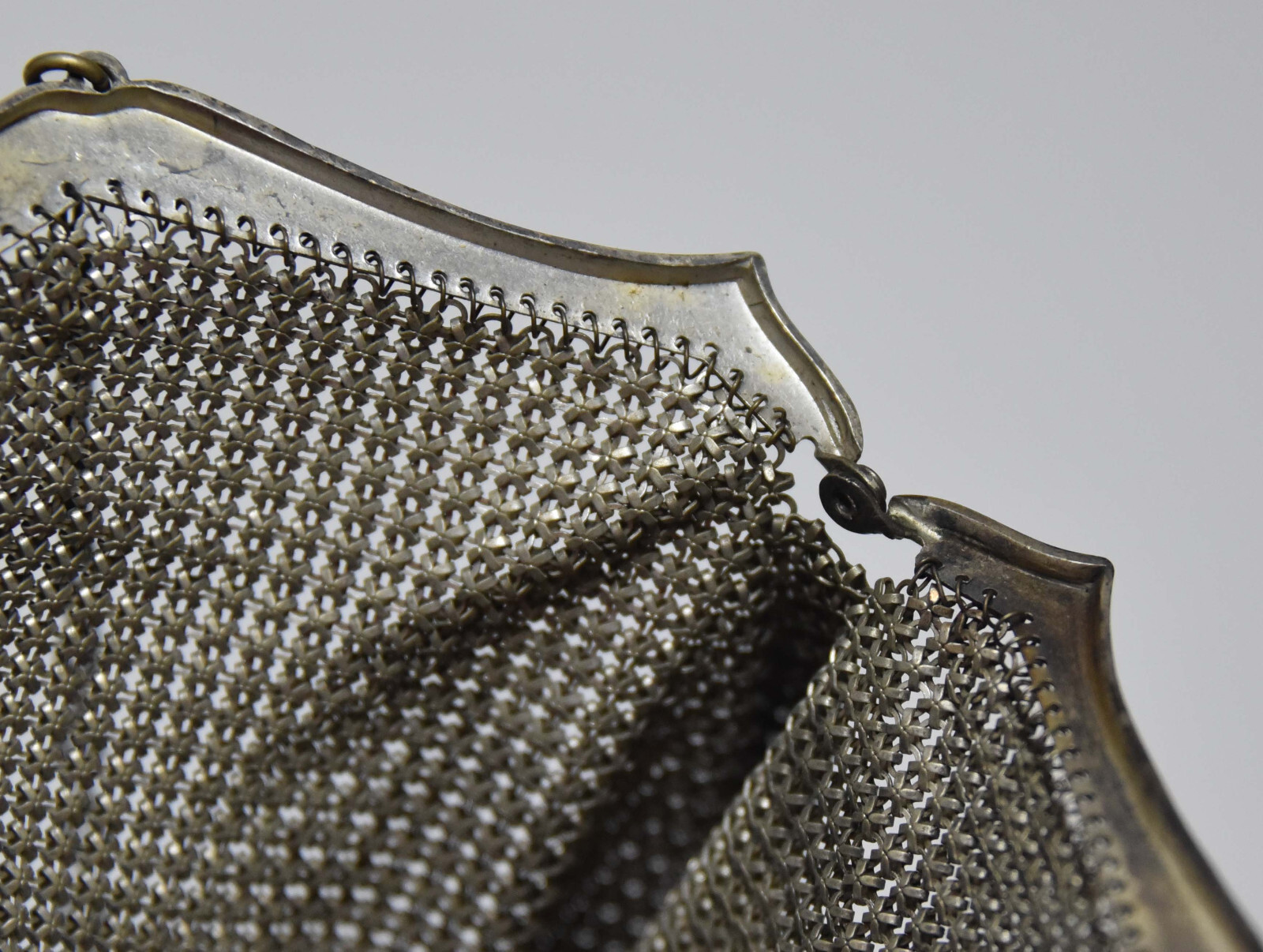 Antique Mandalian 1920's Enameled Metal Mesh Flapper … - Gem