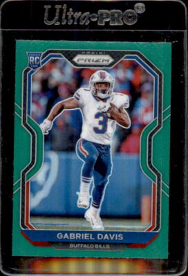 2020 Panini Prizm #312 Gabriel Davis Rookie GREEN Prizm Bills - Nice ...