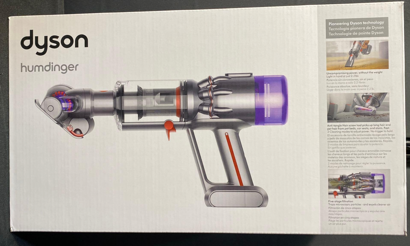 Dyson Humdinger Handheld Vacuum Cleaner Silver BRAND NEW 885609031163 ...