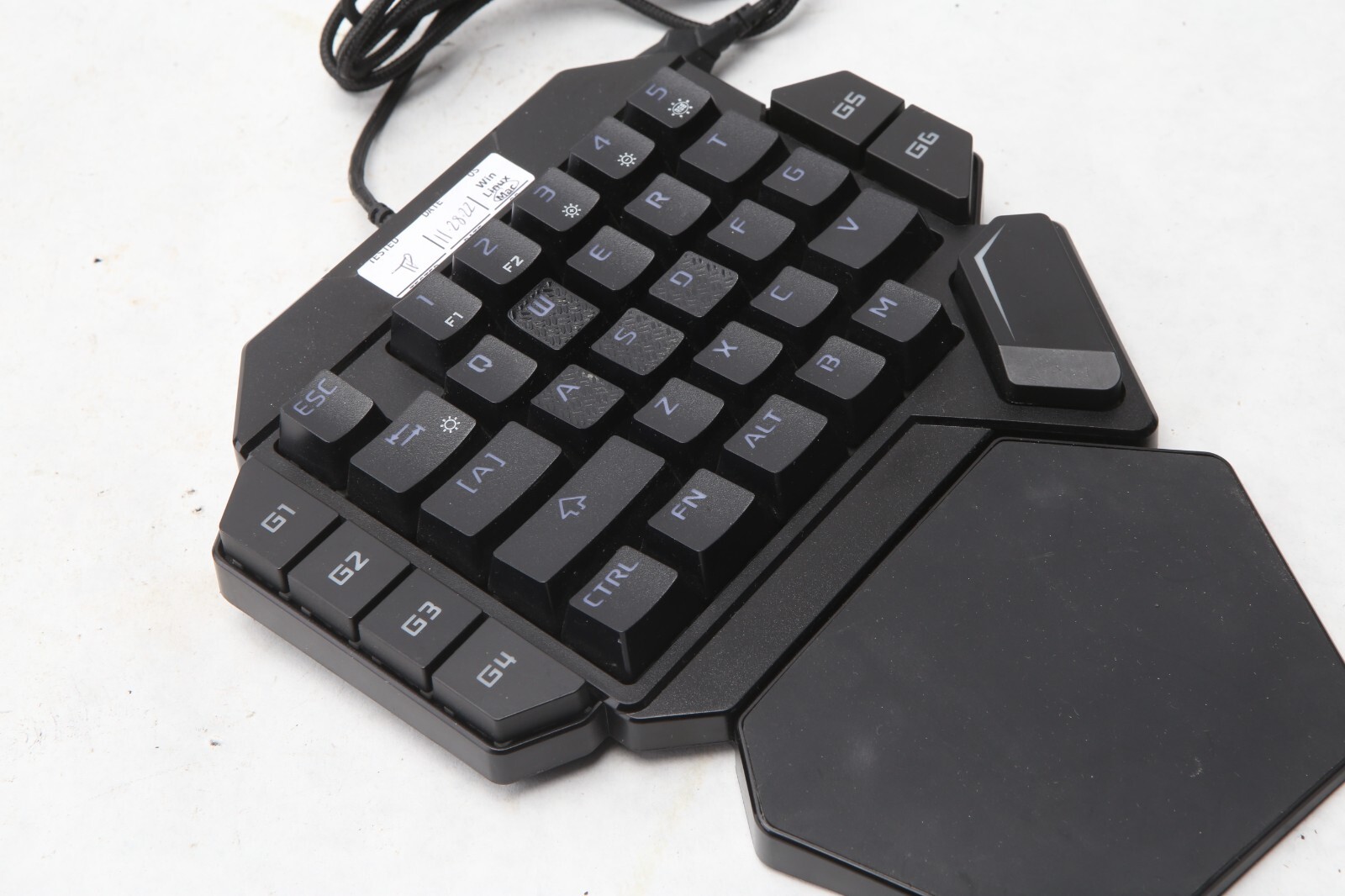 Miracle Snail: RGB One-Hand Mechanical Gaming Keyboard, USB Wired M43 ...