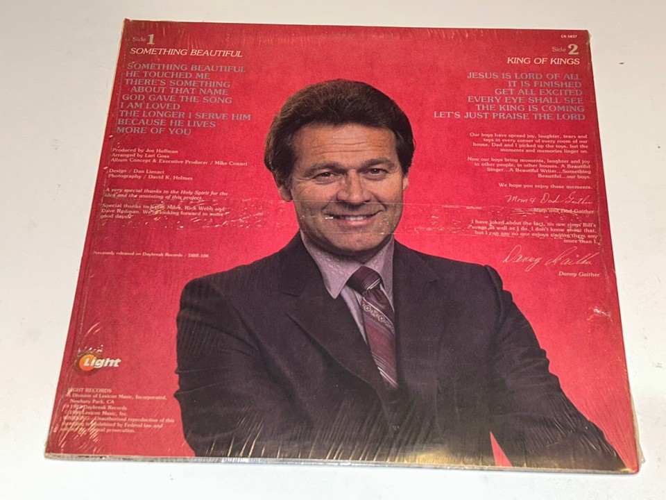 Danny Gaither Moments Of Praise Vinyl Southern Gospel Music LP 22G | eBay