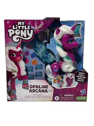 Hasbro My Little Pony OPALINE ARCANA Wing Surprise 11pc Playset BRAND ...