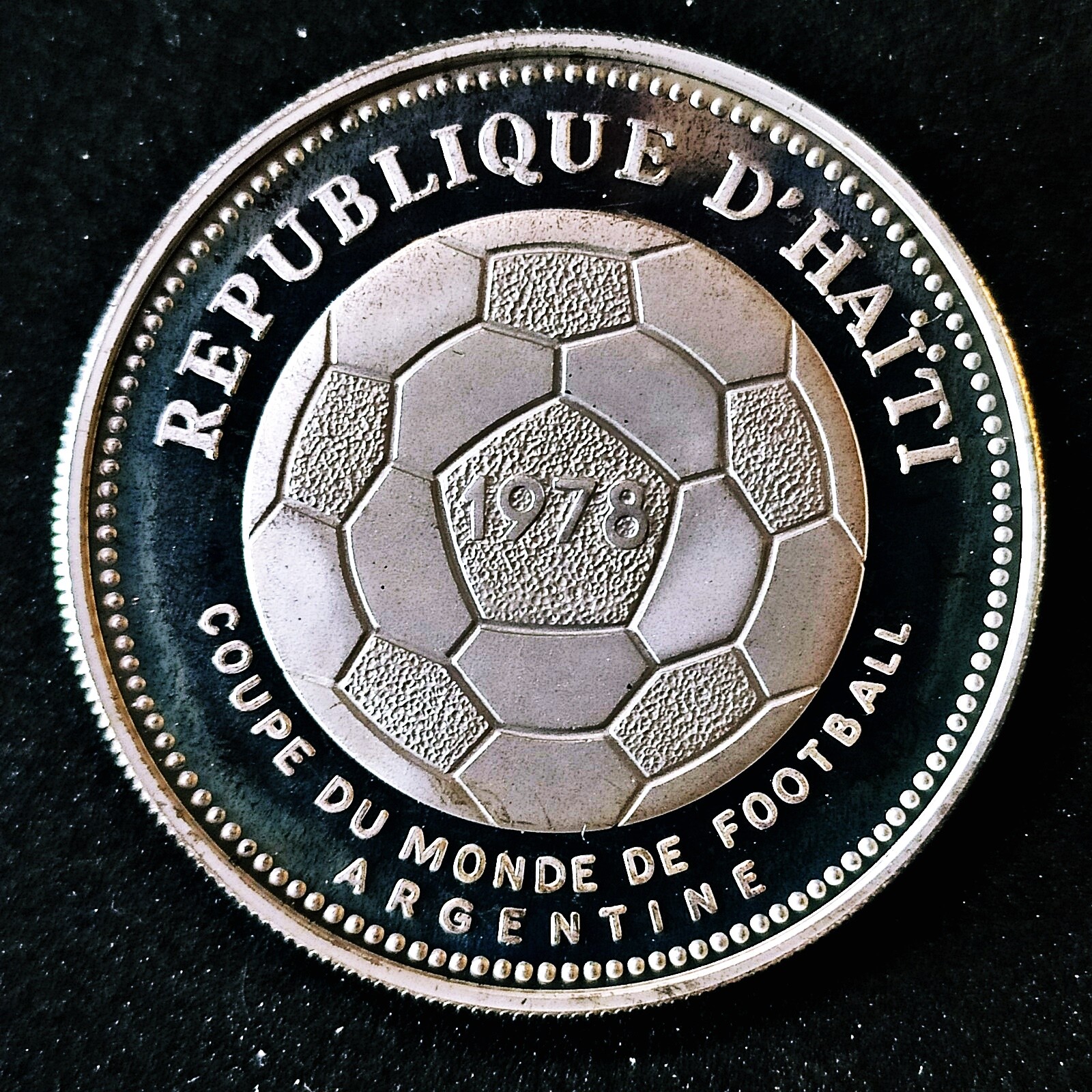 HAITI 50 GOURDES 1977 SILVER PROOF. RARE COIN. ONLY 9000 UNITS | eBay