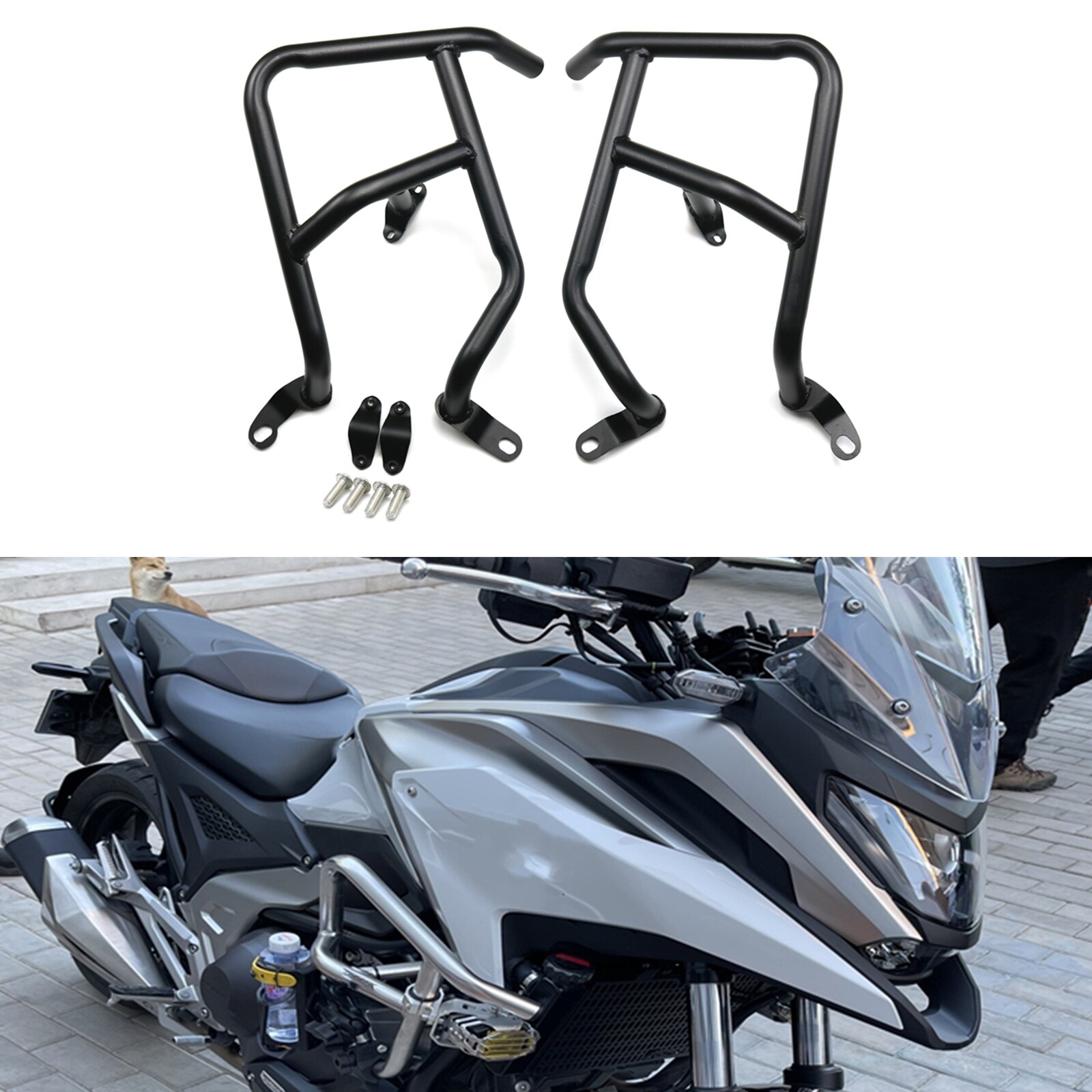 Motorcycle Engine Guard Crash Bar Protector Kit For Honda NC750X 2021 ...
