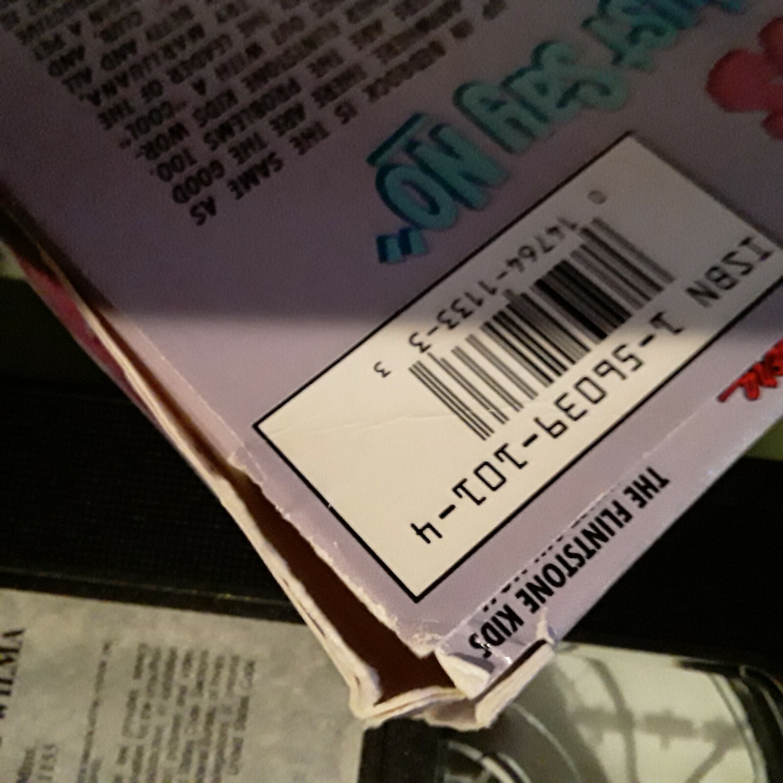 hanna barbera / the flintstone kids JUST SAY NO VHS VIDEOTAPE | eBay