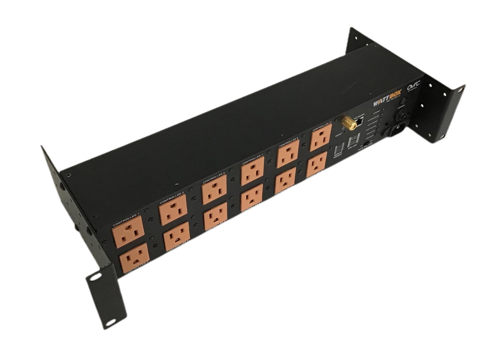 Wattbox 2U IP Power Conditioner 120V Remote Monitor PDU 12x NEMA 5-15 ...