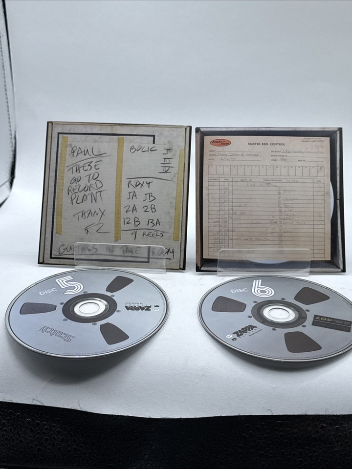 FRANK ZAPPA The ROXY PERFORMANCES 7 CD DELUXE BOX SET Zappa Records ...