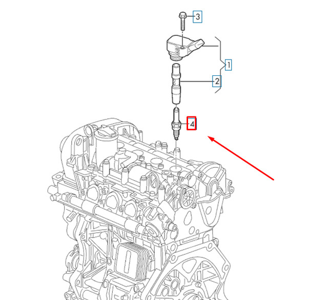 OEM Volkswagen Arteon Spark Plug 06K905601L Genuine for sale online | eBay