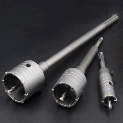 SDS Plus Wall Hammer Drill Bit Hole Saw For Stone Concrete Cement Brick ...