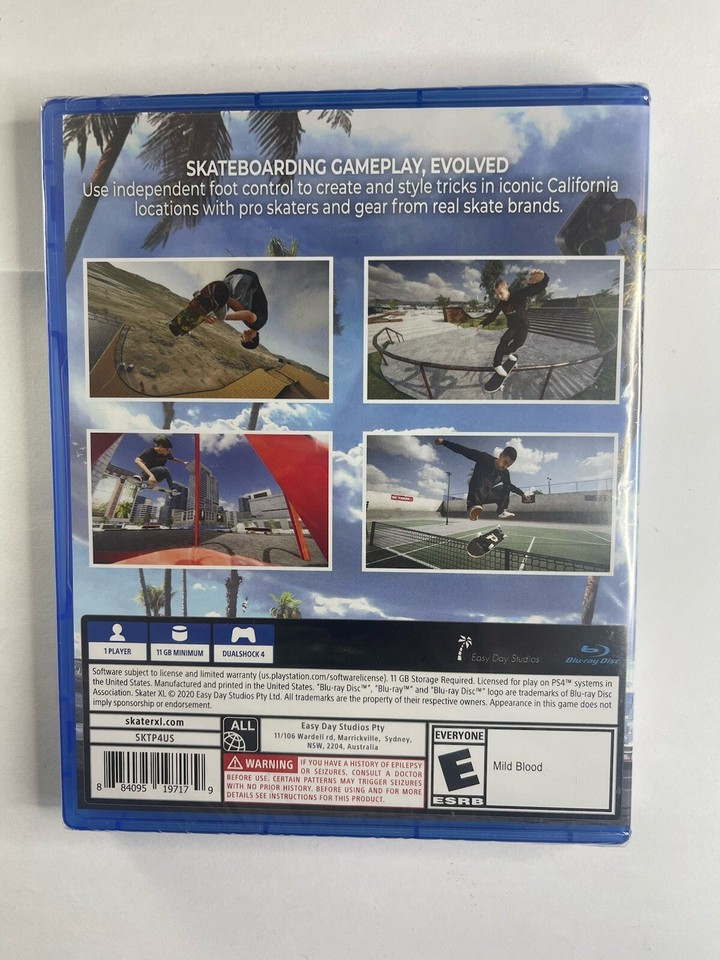 Skater XL (PS4, 2020) 884095197179 | eBay